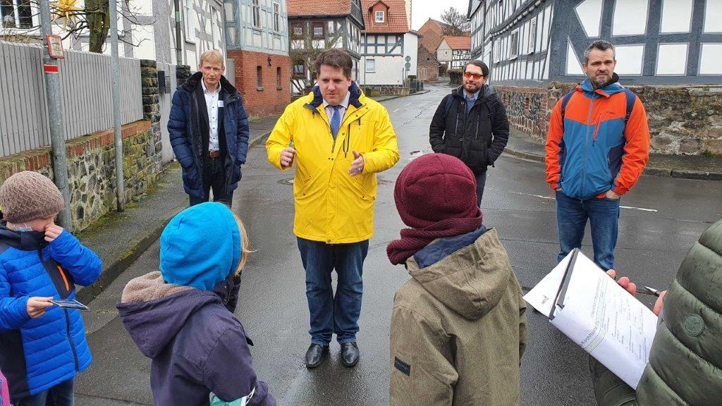 Ortsspaziergang zum Schulmobilitätsplan | Sankt Martin-Schule Mardorf